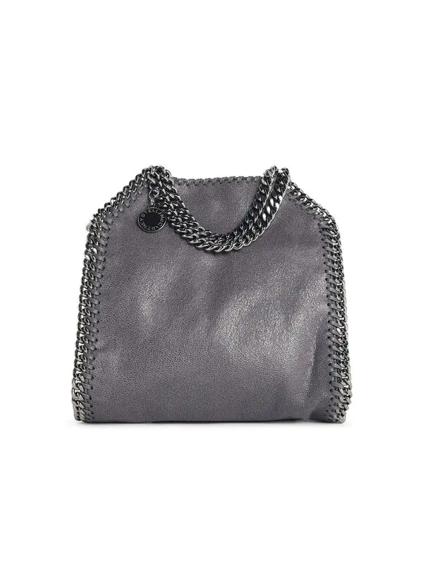 Stella McCartney Falabella Tiny Tote Shaggy Deer Bag - Gray