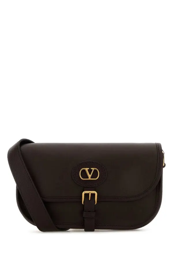 Valentino Garavani Leather Antibes Crossbody Bag - Brown