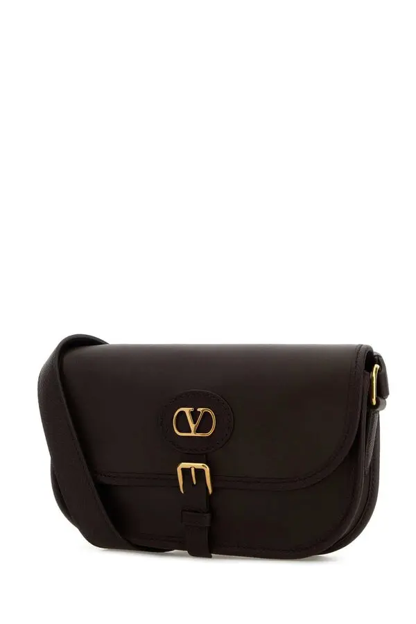 Valentino Garavani Leather Antibes Crossbody Bag - Brown