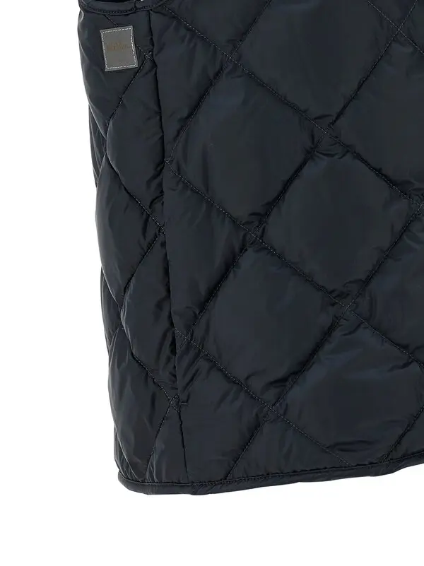 Max Mara Tregic Quilted Vest - Blue