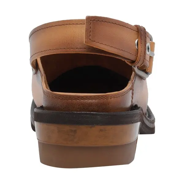 Miu Miu Leather Sabot With Gradient Effect