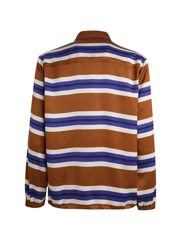 Dries Van Noten Striped Viscose Jacket - Multicolor