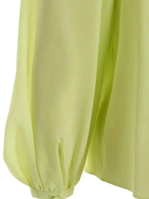 LANVIN Silk Blouse With Adjustable Drawstring