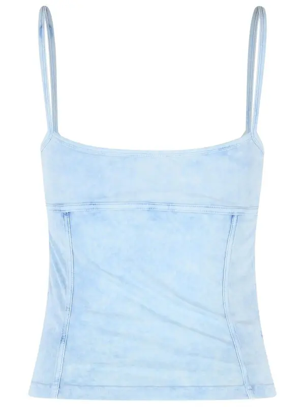 DIESEL® Light Stretch Cotton Tank Top - Blue