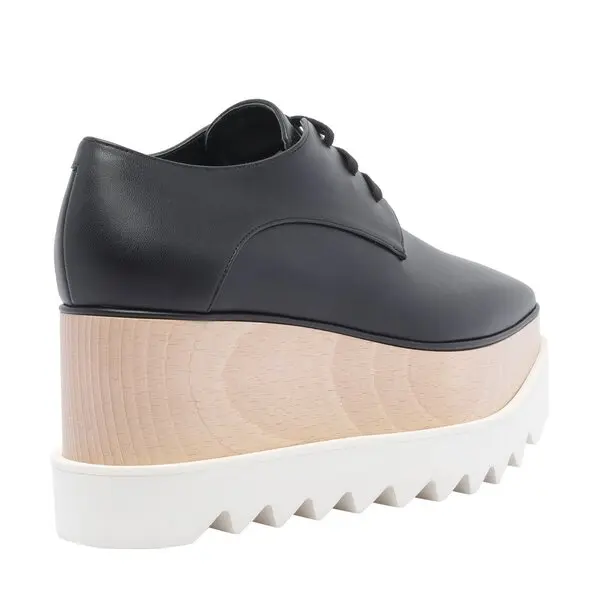Stella McCartney Elyse Platform Lace-up Shoes - Black