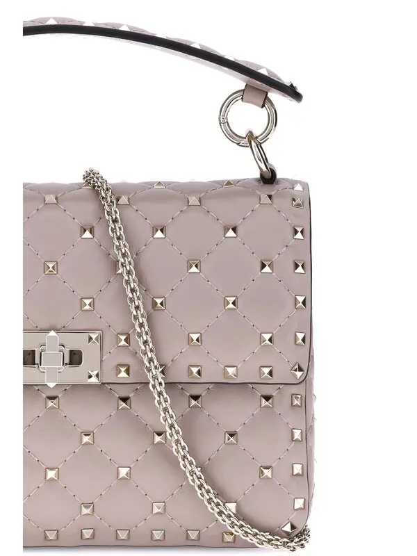 Valentino Garavani Rockstud Spike Shoulder Bag - Pink