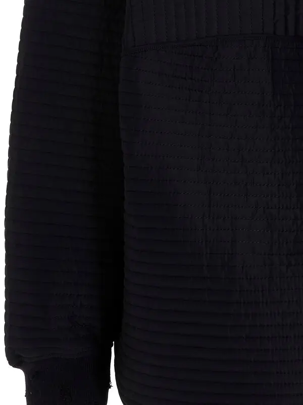 Khrisjoy Quilted Down Jacket With Striped Texture