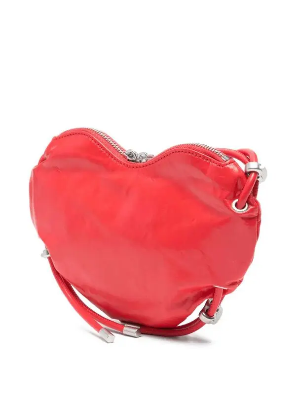 DIESEL® Scrunch-d Heart Crossbody Bag - Red