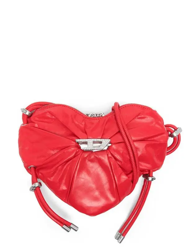 DIESEL® Scrunch-d Heart Crossbody Bag - Red