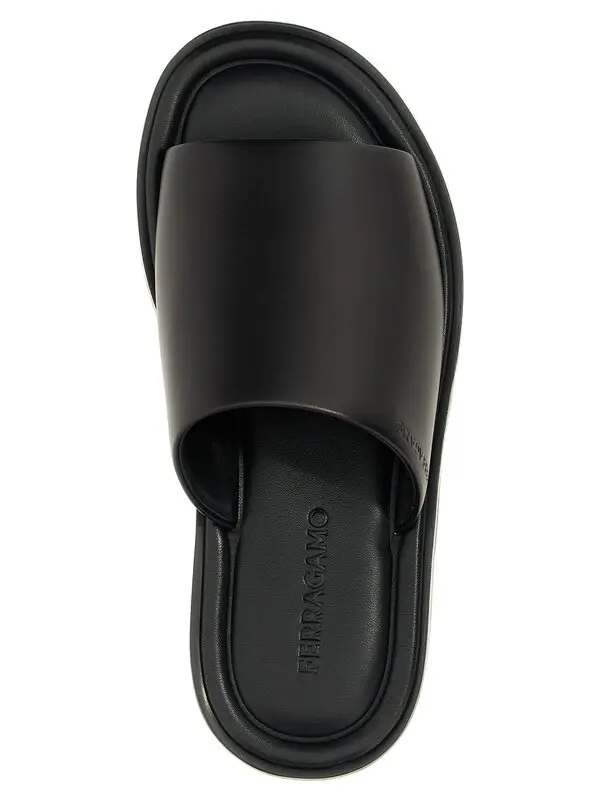 FERRAGAMO Giunone Leather Sandals