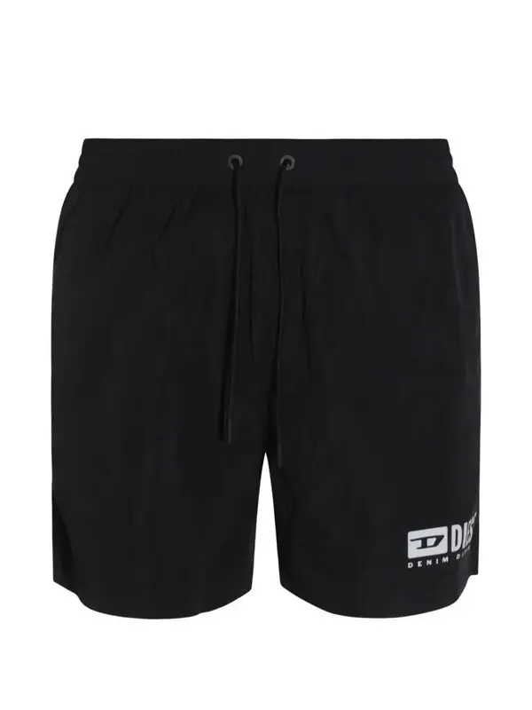 DIESEL® X Division Drawstring Swimsuit - Black