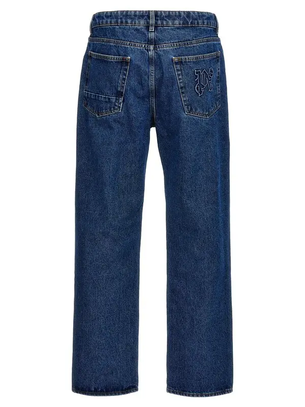 Palm Angels Lw Monogram Jeans