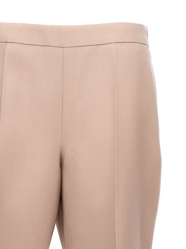 JIL SANDER Pleated Wool Trousers