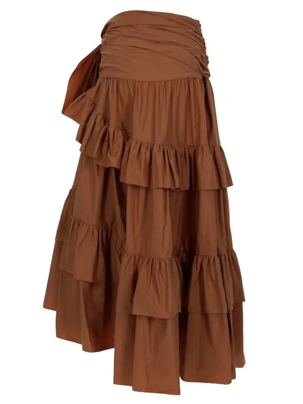 Chloé Ruffled Tiered Maxi Skirt