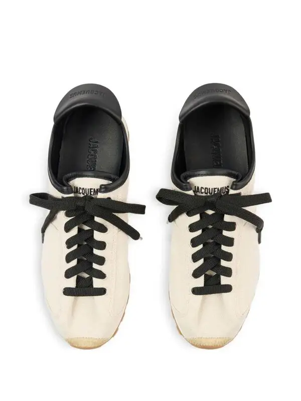 Jacquemus Organic Cotton Lace-up Sneakers - Multicolor