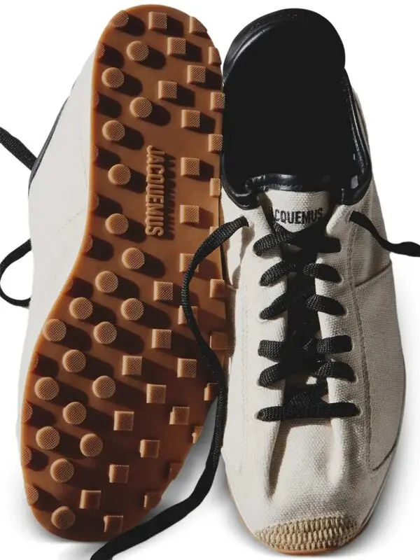 Jacquemus Organic Cotton Lace-up Sneakers - Multicolor