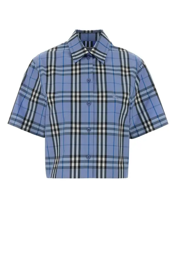 Burberry Embroidered Cotton Shirt