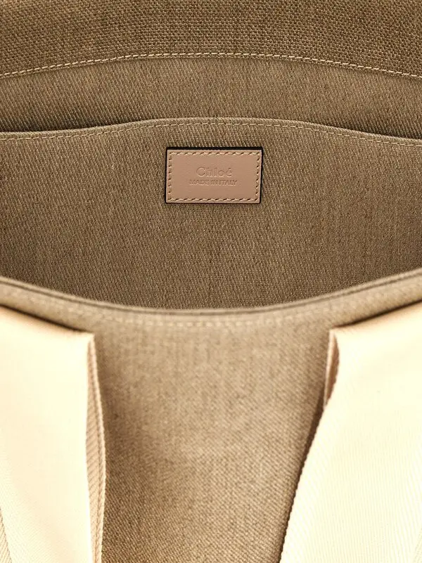 Chloé Woody Medium' Shopping Bag - Pink