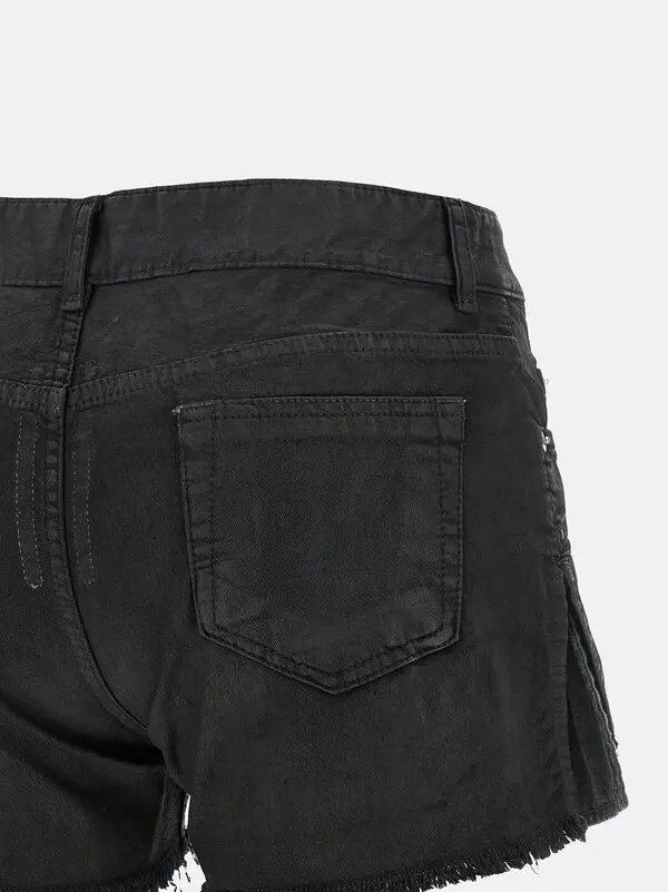 Rick Owens Lana Cut Offs Shorts - Black