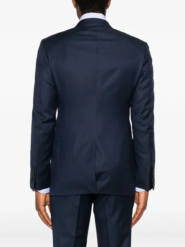 TOM FORD Shelton Single-breasted Wool Suit - Blue