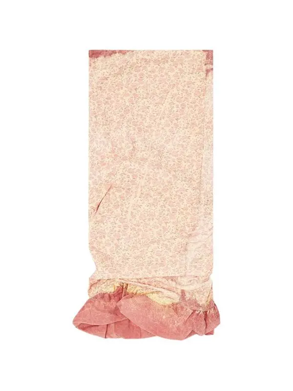 DIESEL® Floral Print Ruffled Cotton Skirt - Multicolor