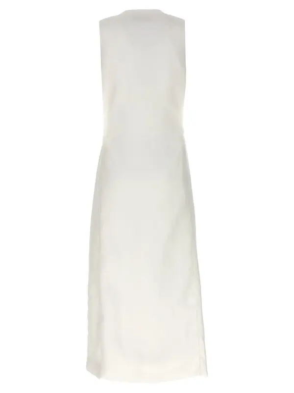 Max Mara Aureo Maxi Waistcoat - White