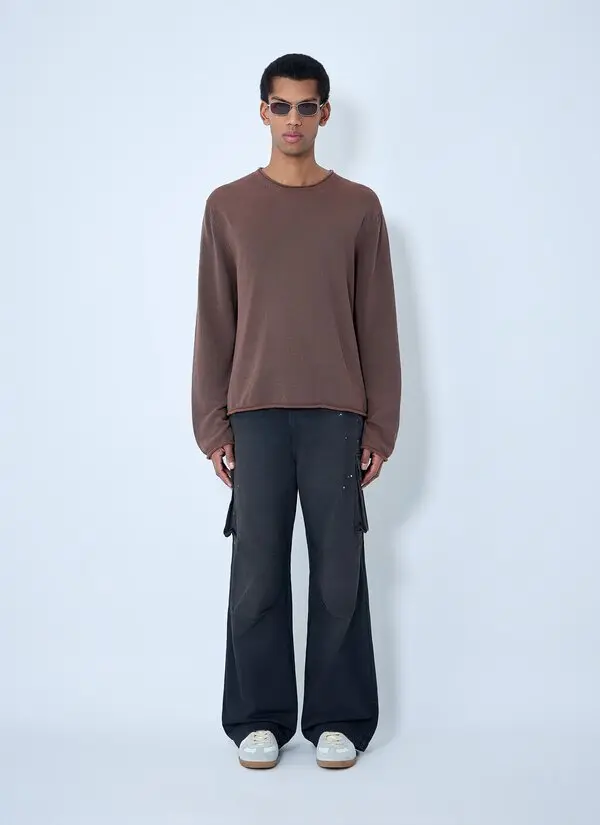 Our Legacy Rigid Popover Sweater Fine Knit Crewneck