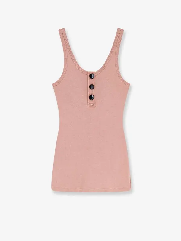 Chloé Cotton Tank Top