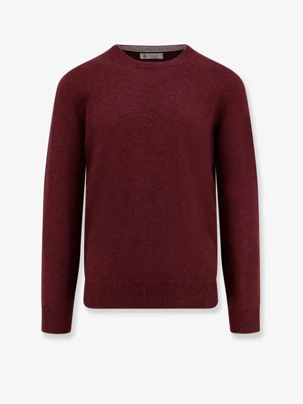 Brunello Cucinelli Ribbed Cashmere Crewneck Sweater