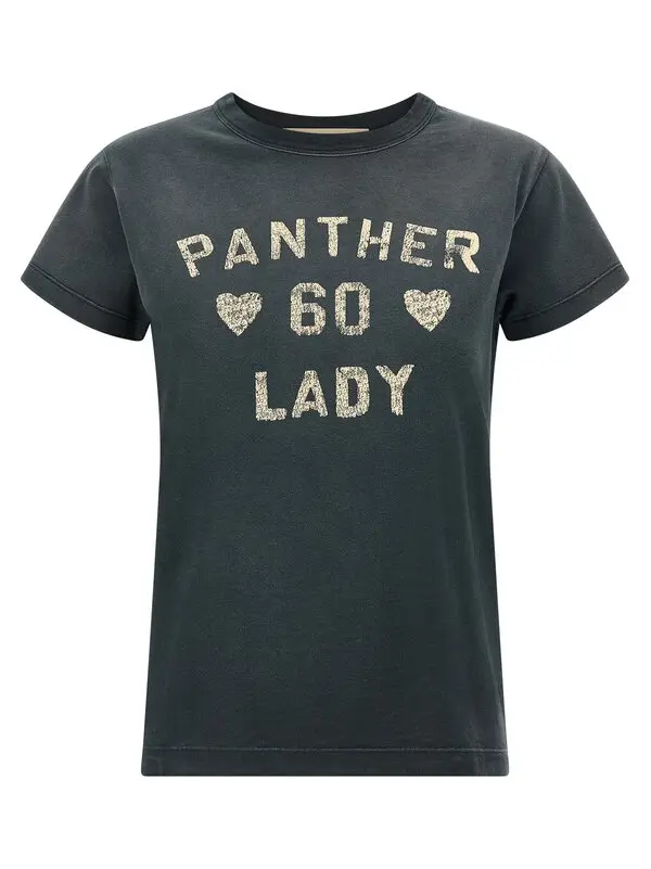 Valentino Garavani Panther Lady Printed T-shirt - Gray