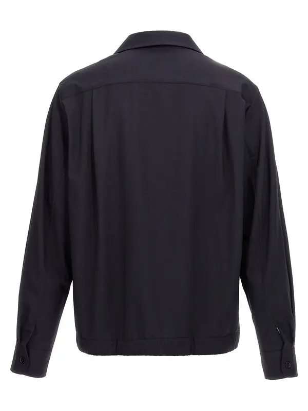 Givenchy Logo Plaque Shirt - Blue