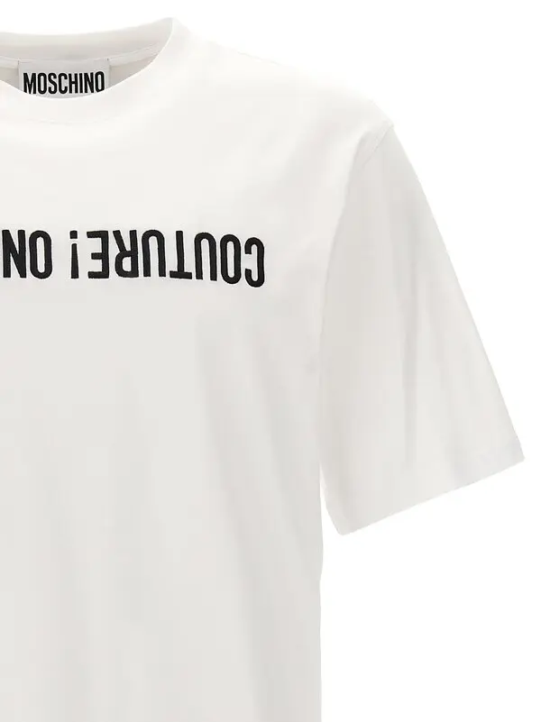 Moschino Logo Embroidery T-shirt