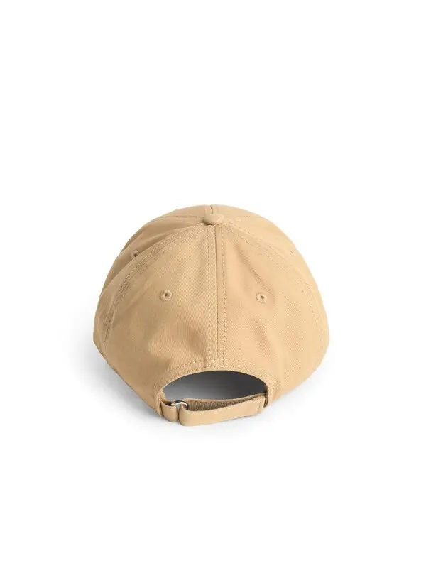 Moncler Cotton Cap With Logo - Cream