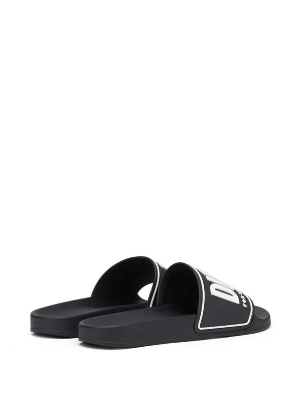 DIESEL® Sa-mayemi Cc Slides With Logo - Black