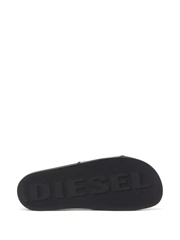 DIESEL® Sa-mayemi Cc Slides With Logo - Black