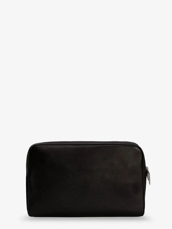 Dolce & Gabbana Leather Handheld Bag With Zip Closure