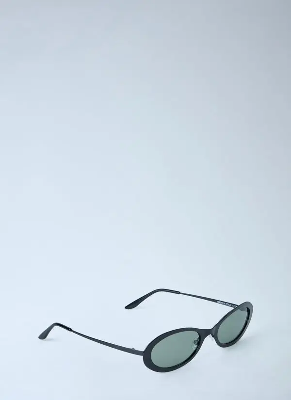 Our Legacy Oval Sunglasses With Tinted Lenses