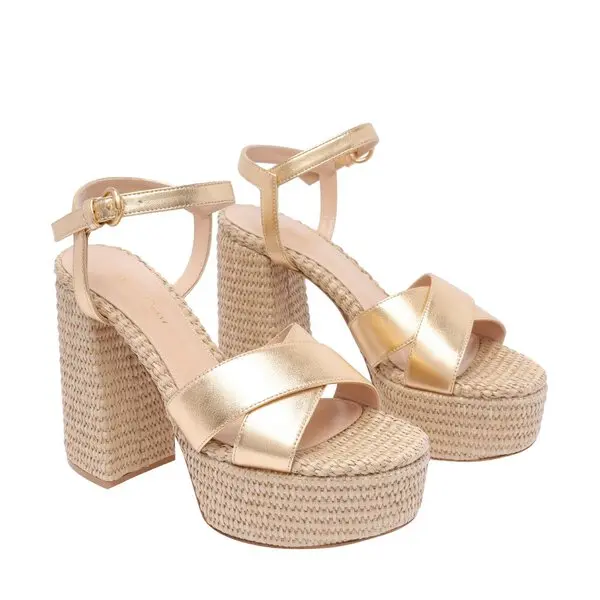 GIANVITO ROSSI Platform Sandals - Gold