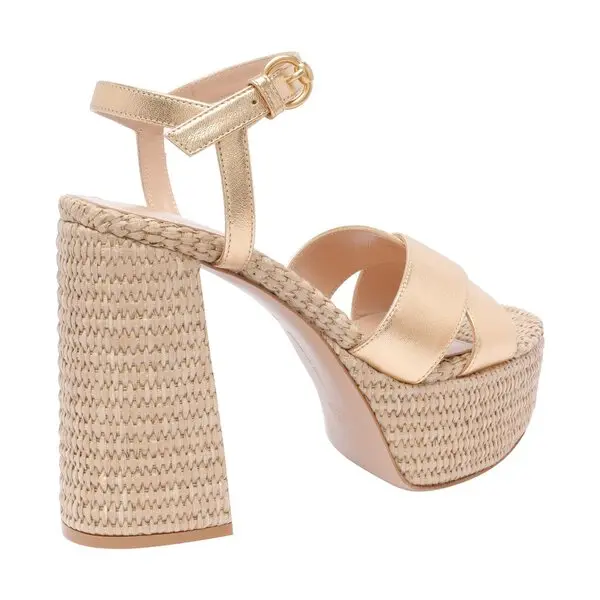 GIANVITO ROSSI Platform Sandals - Gold