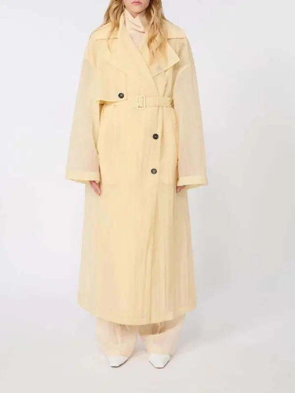 Sportmax Two-piece Technical Fabric Trench Coat