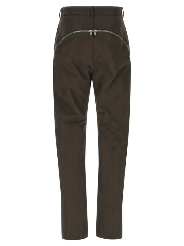 Rick Owens Bolan Banana' Cordura Cotton High-waisted Pants - Brown