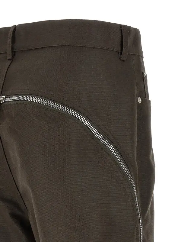 Rick Owens Bolan Banana' Cordura Cotton High-waisted Pants - Brown