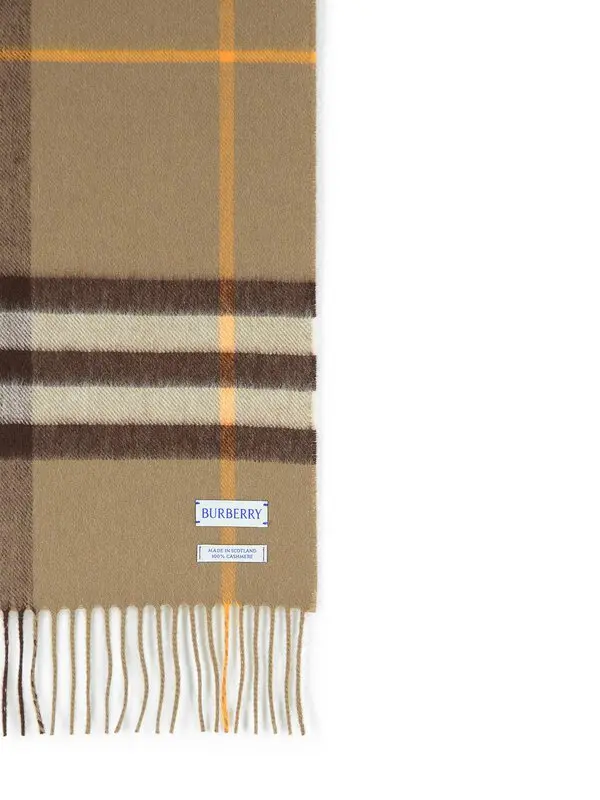Burberry Mu Giant' Cashmere Scarf - Brown