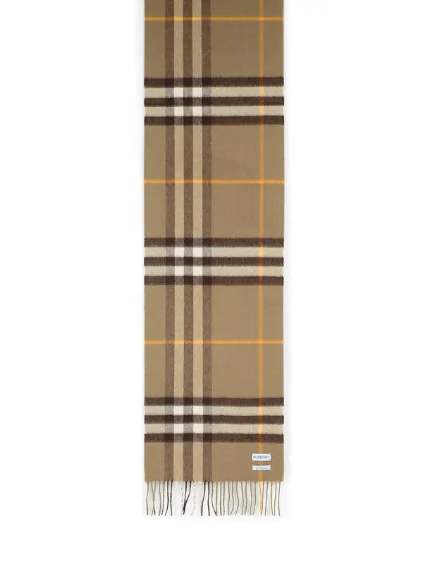 Burberry Mu Giant' Cashmere Scarf - Brown