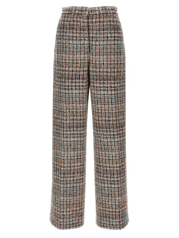 Missoni Micro Sequined Bouclé Wool Blend Pants - Multicolor