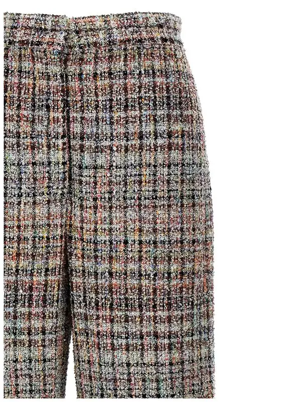 Missoni Micro Sequined Bouclé Wool Blend Pants - Multicolor