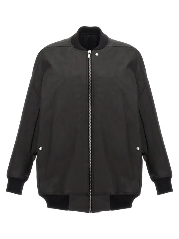 Rick Owens Jumbo Peter Flight Jacket - Black