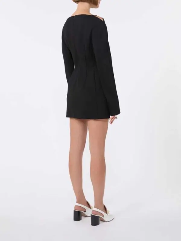Sportmax Fitted Cady Dress With Flap Pockets