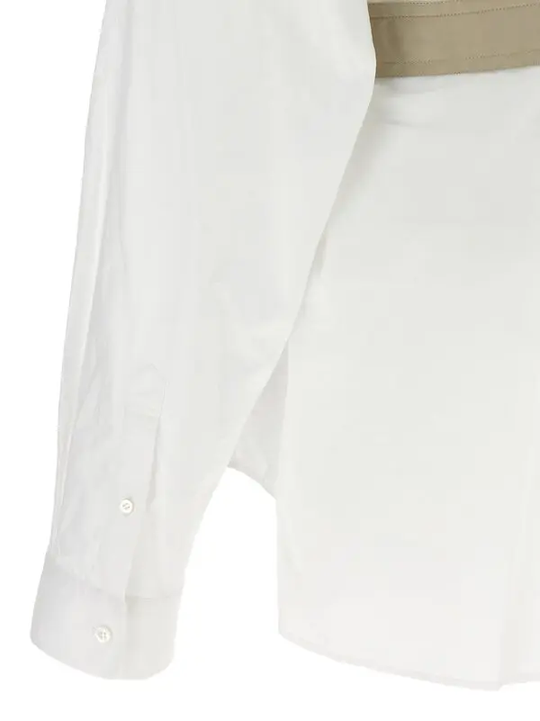 Balenciaga Belted Cotton Shirt