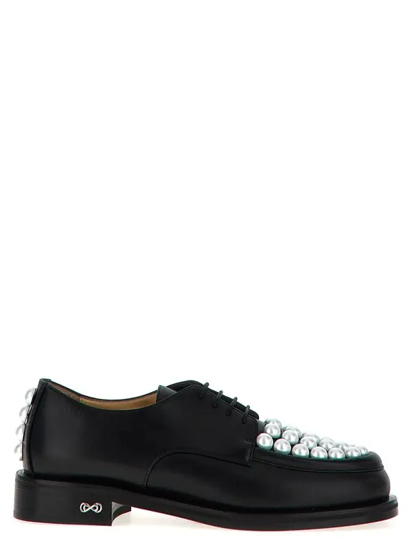 MACH &AMP; MACH Mach & Mach 'sirene' Embellished Lace-up Shoes